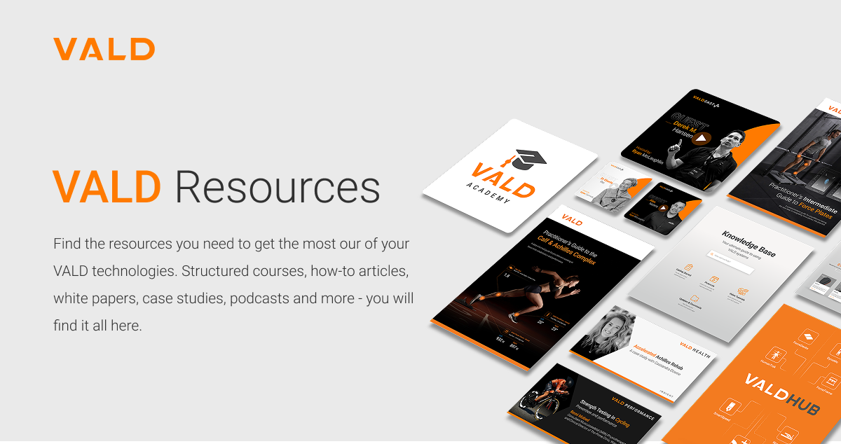 VALD Resources | Find the resources you need to get the most our of your VALD technologies